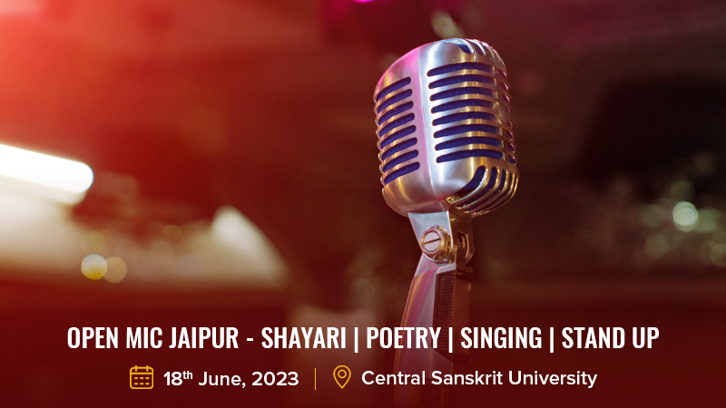 Open Mic Jaipur – Shayari | Poetry | Singing | Stand Up – Dazzlerr