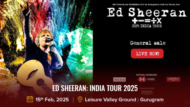 Ed Sheeran: India Tour 2025 - Dazzlerr
