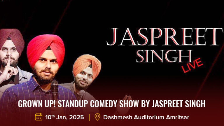 Grown Up! Standup Comedy Show by Jaspreet Singh - Dazzlerr